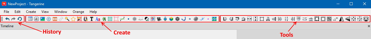 Панель инструментов (Toolbar) | Citrus Engine